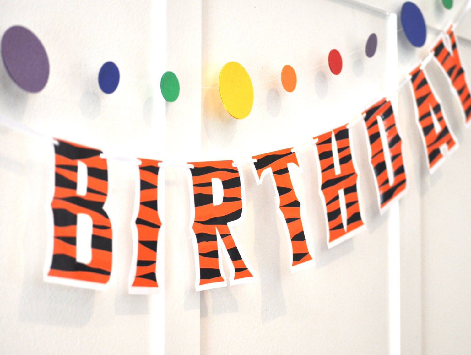 Tigger Birthday Banner, Tiger Birthday Decor, Winnie the Pooh Birthday ...
