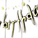 Elvish Birthday Banner, Hobbit Birthday Decor, Script Banner ...