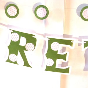 Golf Retirement Banner, Golf Retirement Party, Golf Themed Retirement ...