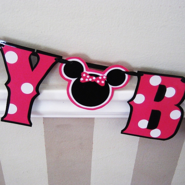 Minnie Mouse Banner - Etsy