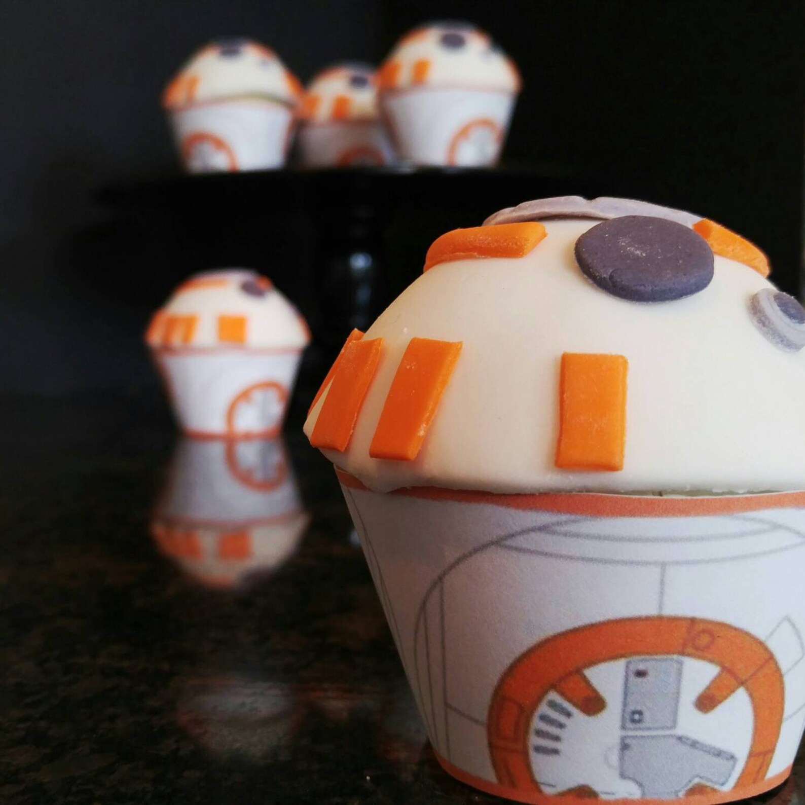 BB8 Cupcake Toppers BB8 Birthday Party BB8 Birthday Decor - Etsy
