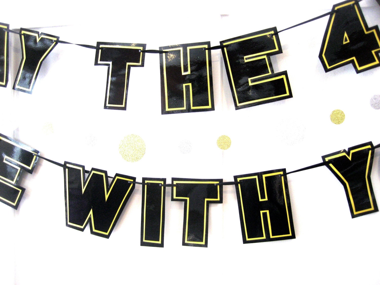MAY the 4TH May the Fourth May the 4th Be With You Banner - Etsy