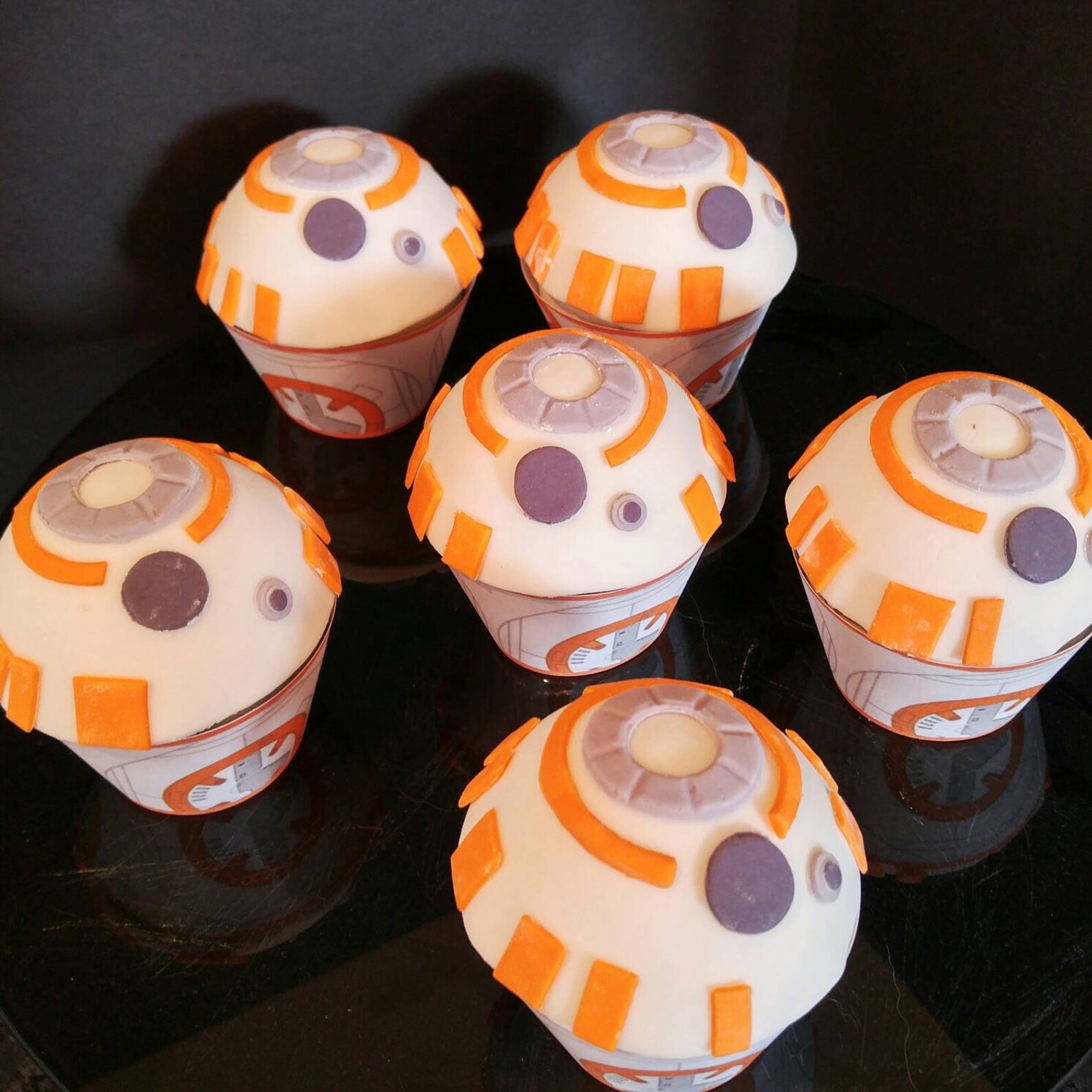 BB8 Cupcake Toppers BB8 Birthday Party BB8 Birthday Decor - Etsy
