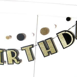 Roaring Twenties Birthday Banner, Art Deco HAPPY BIRTHDAY Banner, Art ...