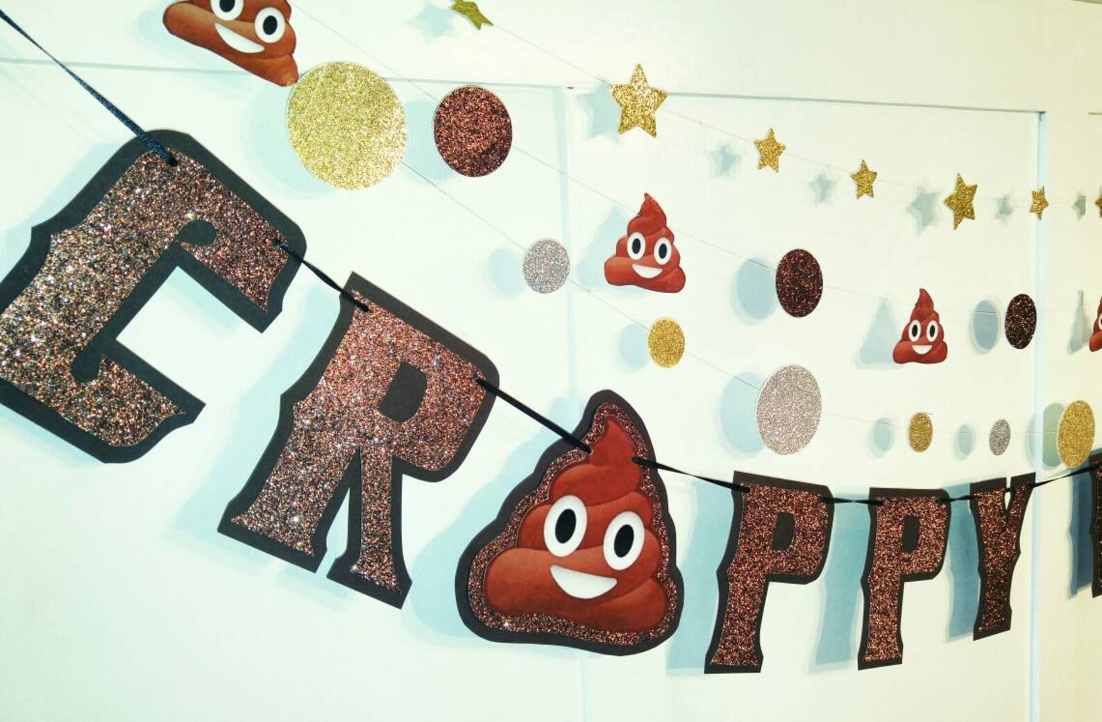 Funny Birthday, Funny Birthday Banner, Poop Party, Party Pooper ...