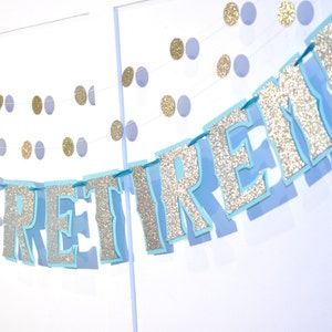 Beach Retirement Banner, Ocean Retirement Banner, Star Fish Retirement ...