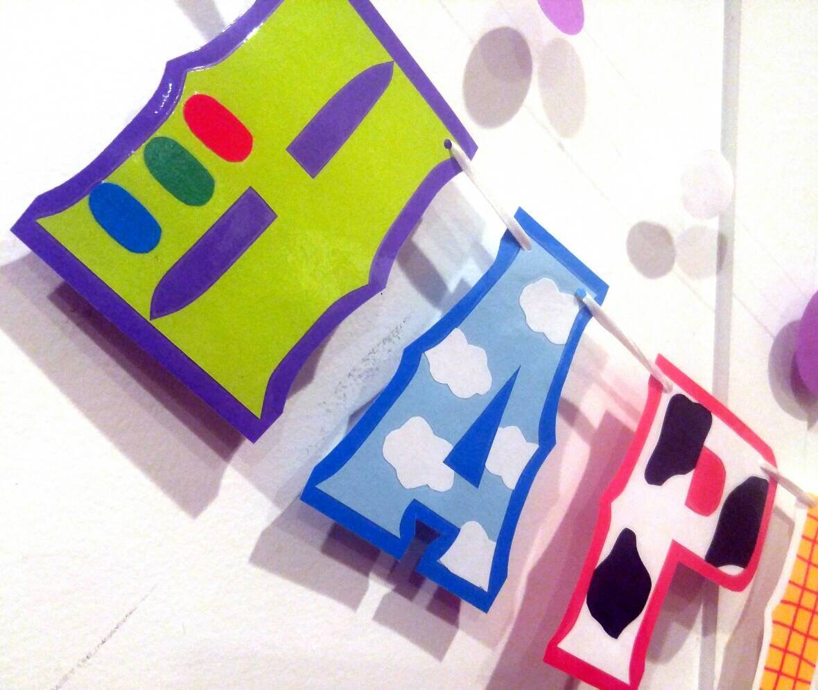 Toy Story HAPPY BIRTHDAY Banner Toy Story Party Decor Toy | Etsy