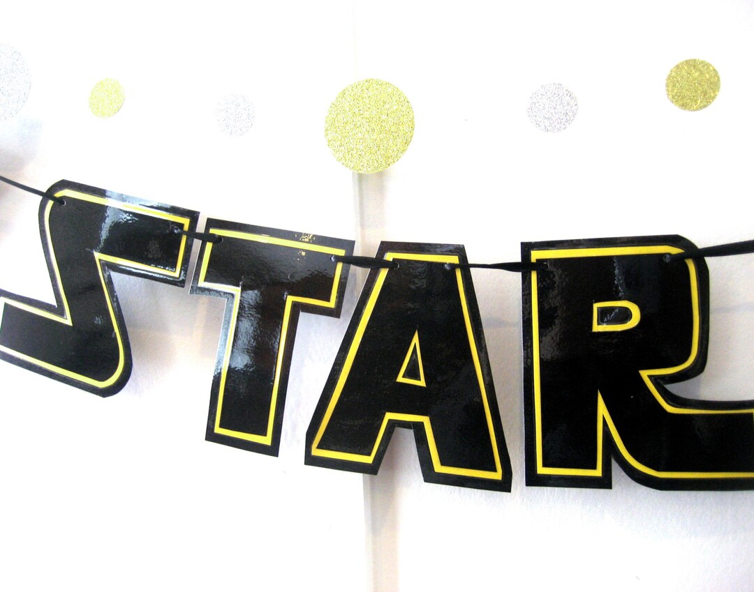 Star Wars Day Banner, May the 4th Banner, Star Wars Day Party Banner ...