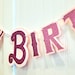Pink on Pink Birthday Banner, Pink Birthday Banner, Girly Pink HAPPY ...