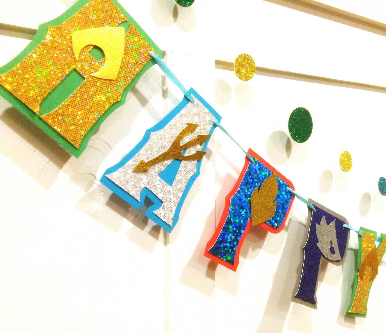 Aquaman Birthday Banner Aquaman Banner Aqua Man HAPPY - Etsy