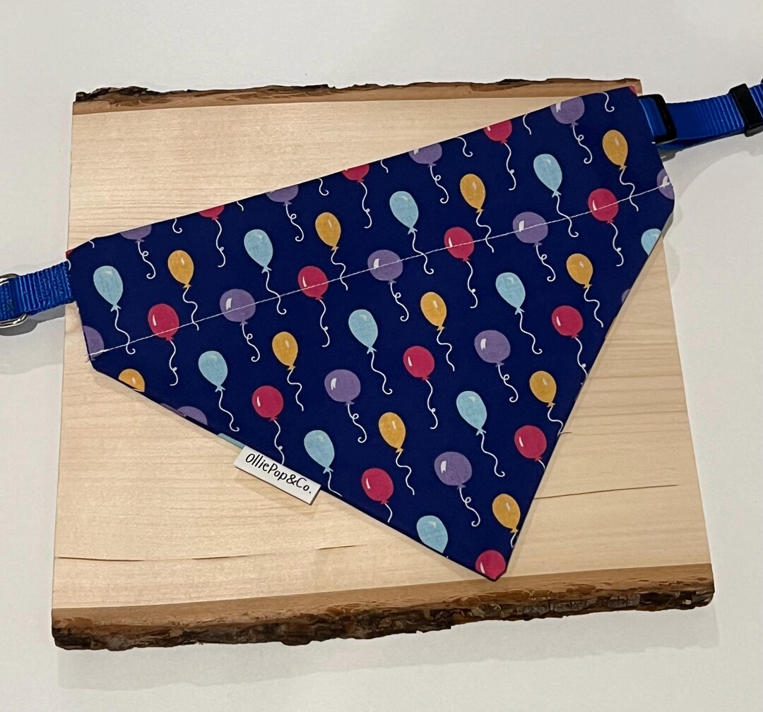 Birthday Balloons- Pet Bandana - Etsy