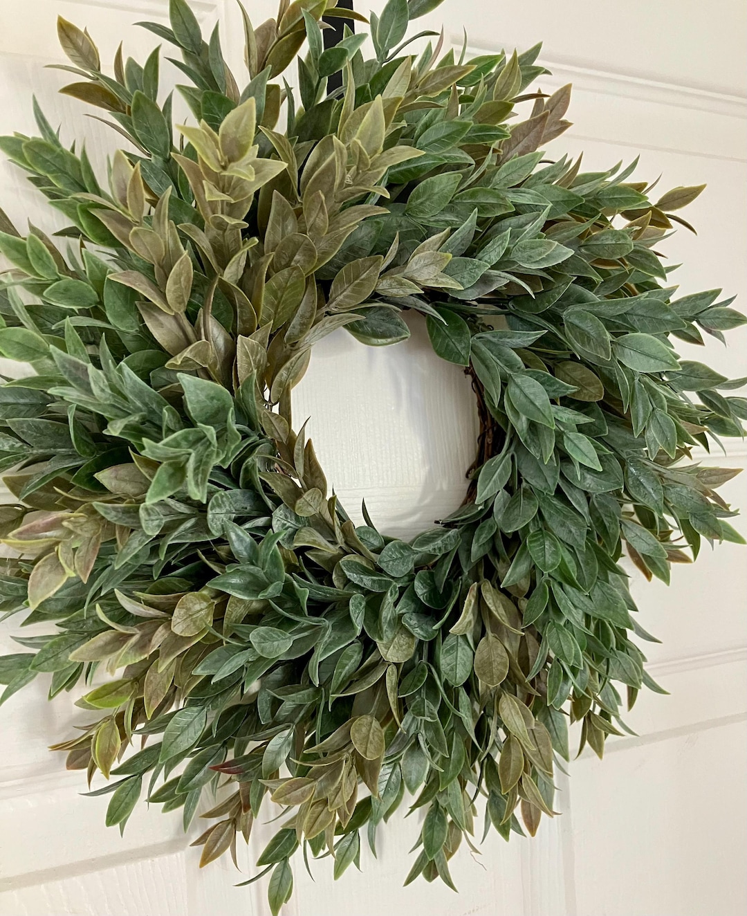 MINI Ruscus Wreath, Wreath for Chair, Wreath for Candle, Cabinet Door ...