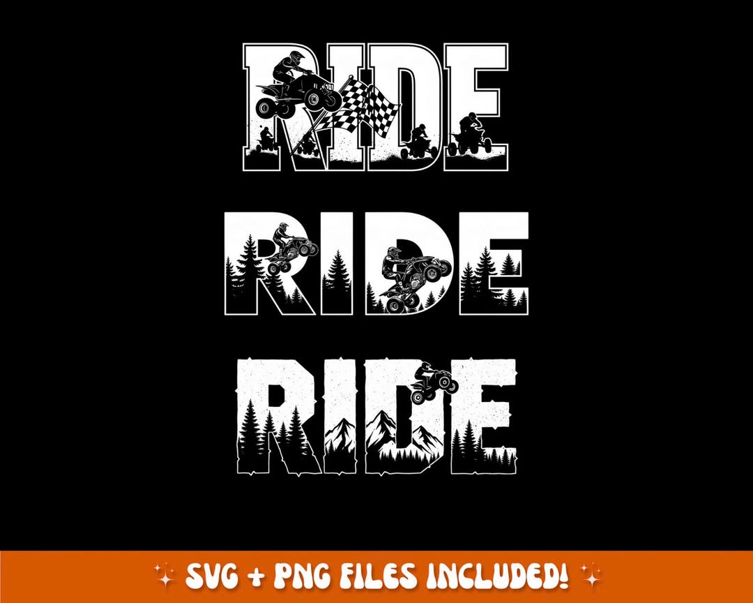 Ride ATV Design Png | Mud Riding Png | ATV Rider PNG | Atv Sublimation ...
