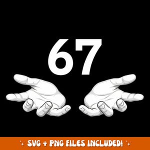 Funny Six Seven 67 PNG | Six Seven Meme Design | Funny 67 Design | Six ...
