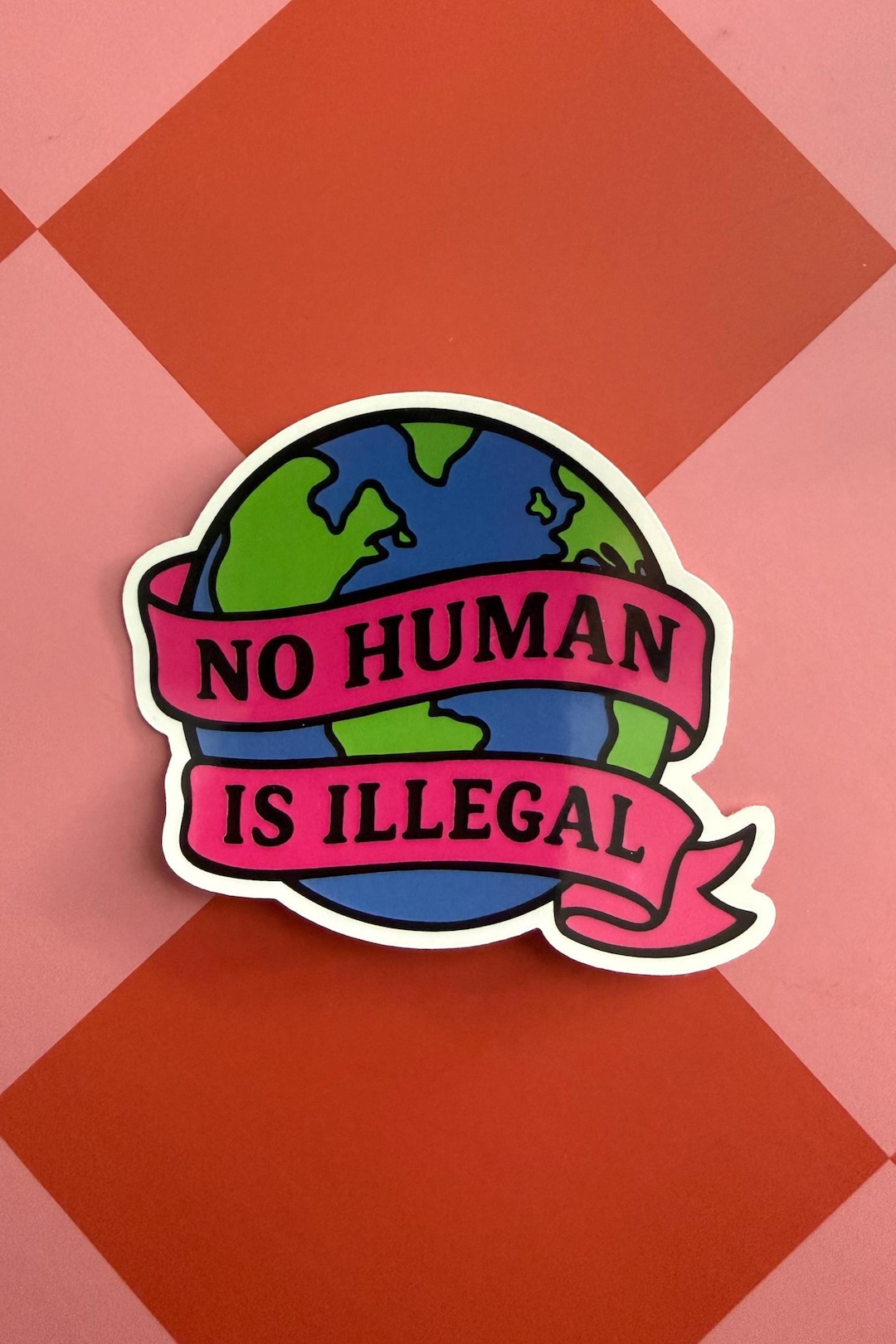 No Human is Illegal Sticker – Activist Social Justice Vinyl Decal - Etsy