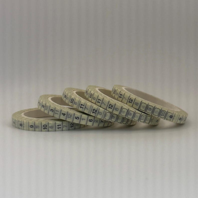 Full Day Time Column for Hobonichi Planner | Washi Tape 5mm - Etsy