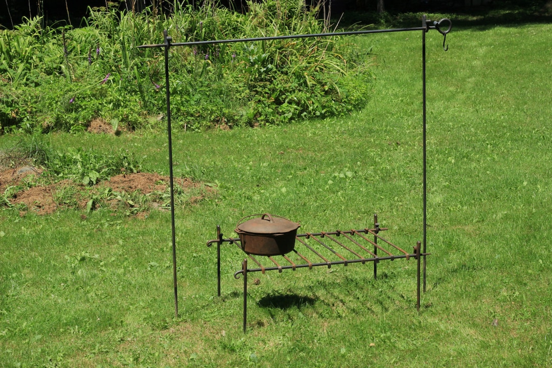 Campfire Grill & Tri-pod - Etsy
