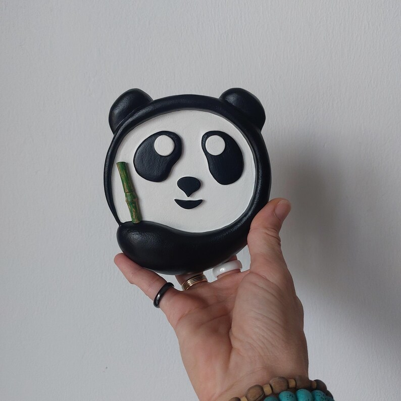 Hand-painted Panda Trinket Dish: Decorative Jewelry Tray, Small Table ...