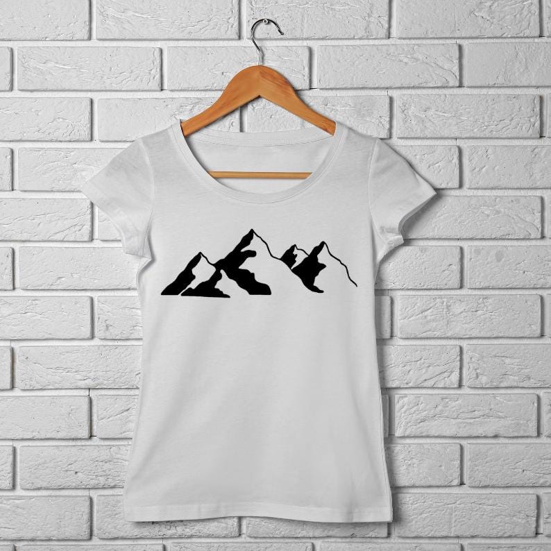 Mountain T-shirt Designs, Nature Lover Shirt, Outdoor Graphic Tee ...