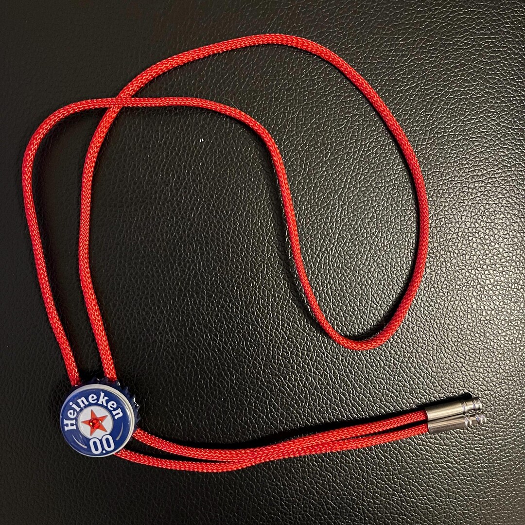 Heineken Zero Beer Bottle Cap Bolo Tie - Etsy