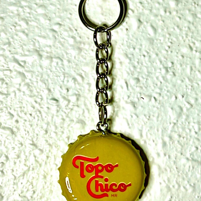 Bottle Cap Keychain - Etsy