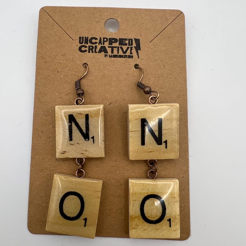 Scrabble Jewelry - Etsy