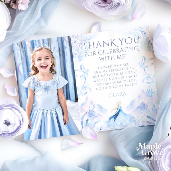Frozen Thank You - Etsy
