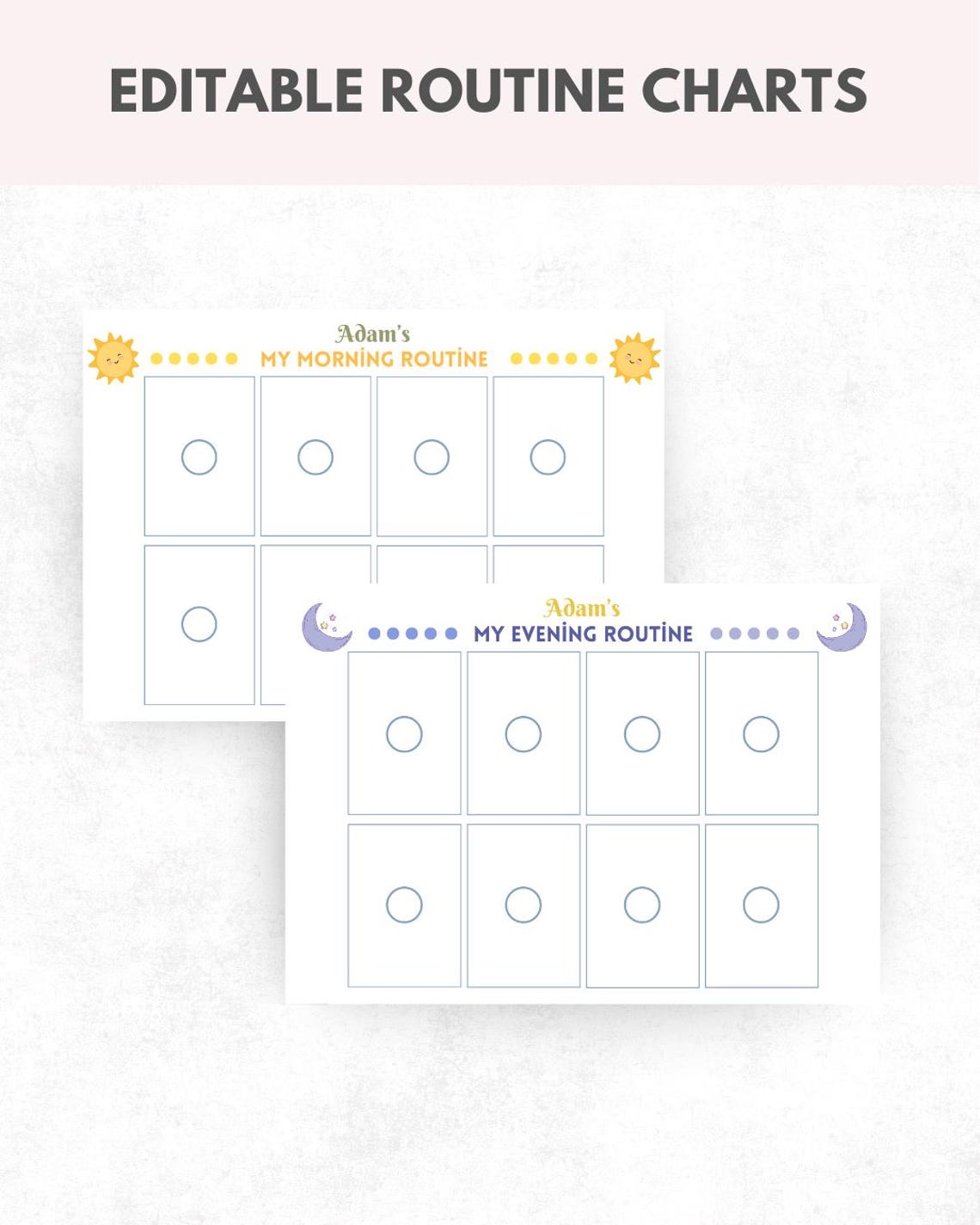 Printable Muslim Child Routine Chart | Daily Tasks + Islamic Habits for ...