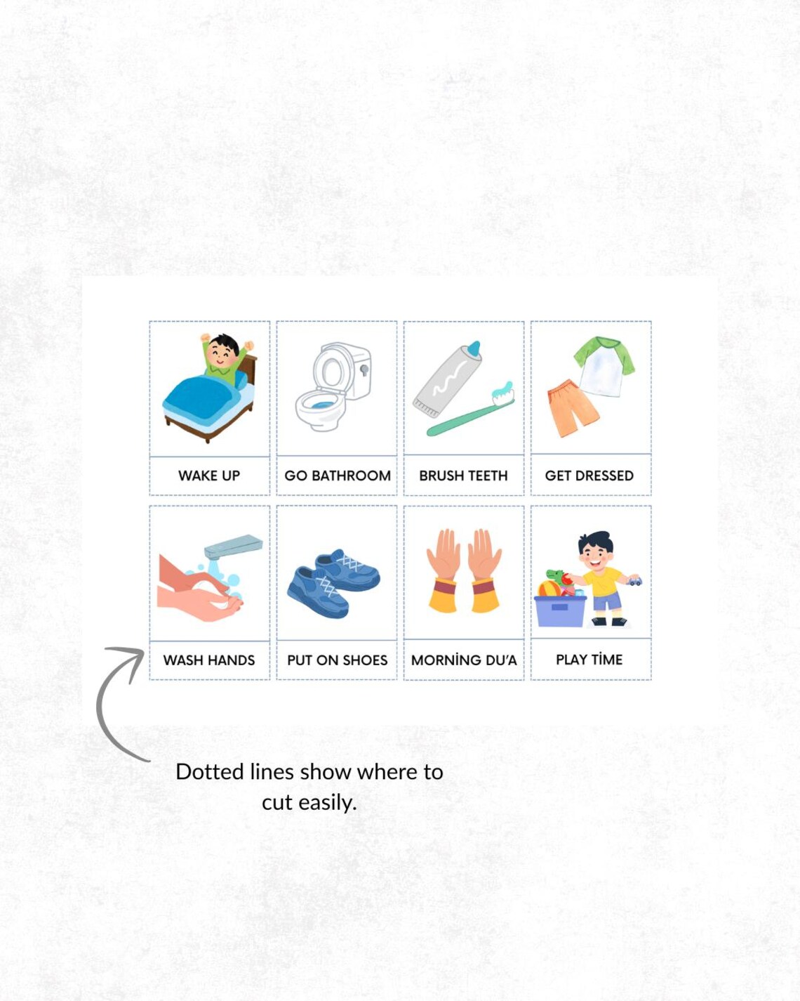 Printable Muslim Child Routine Chart | Daily Tasks + Islamic Habits for ...