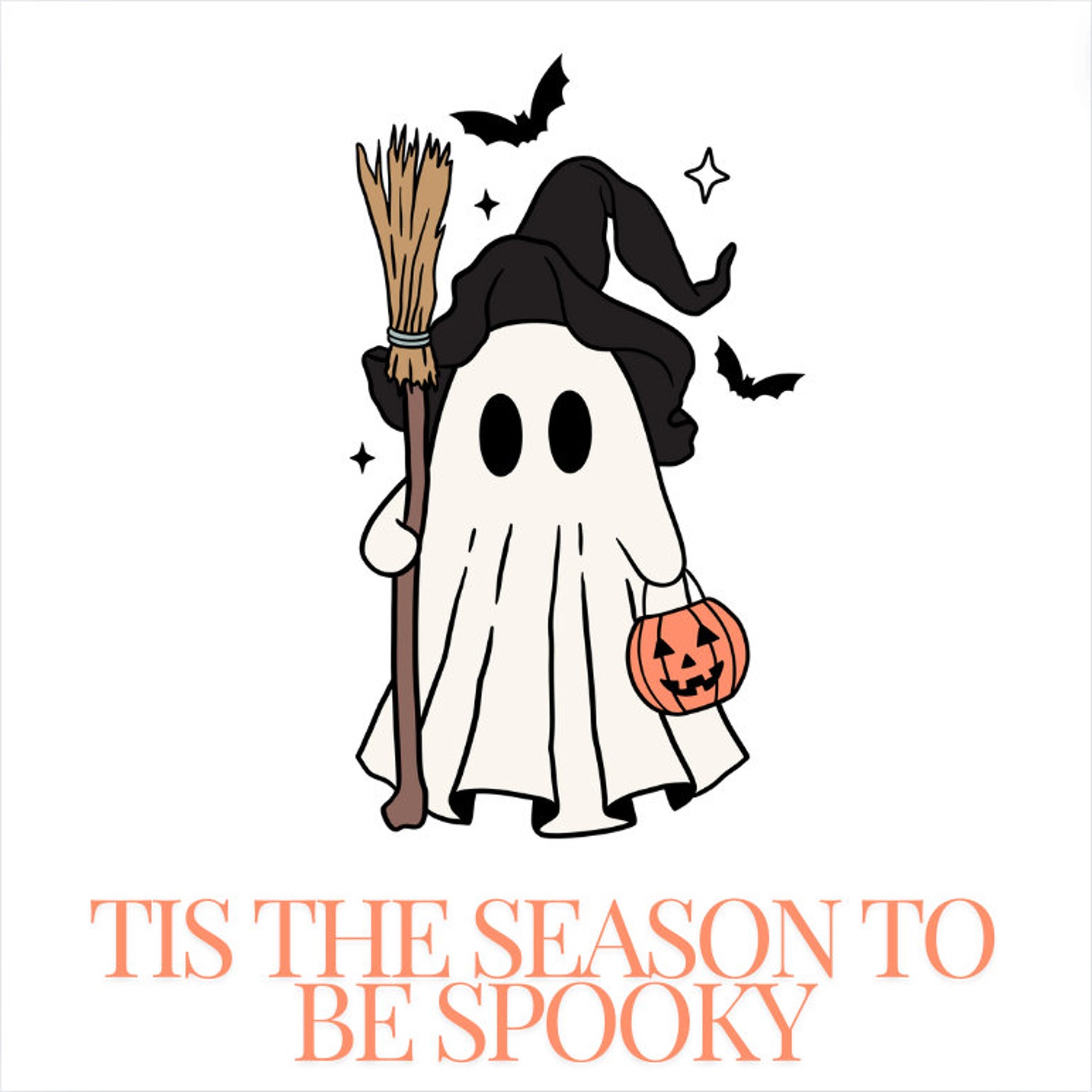 Customizable Spooky Ghost Sign Template - Etsy