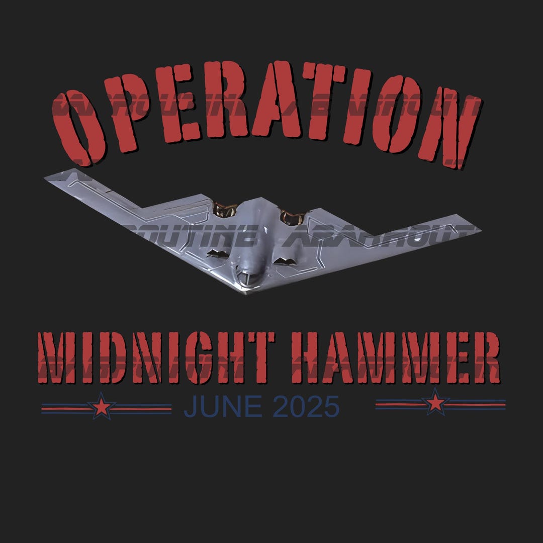 Operation Midnight Hammer B-2 Bomber Png, Patriotic Stealth Graphic ...