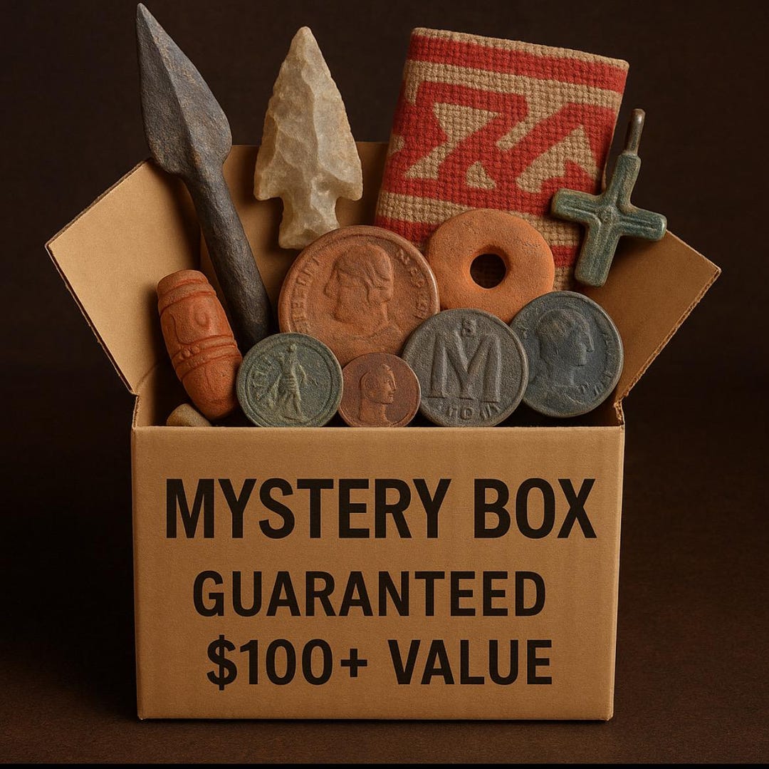 ANCIENT ARTIFACTS- Mystery Box!- Items From Ancient America, Romans ...
