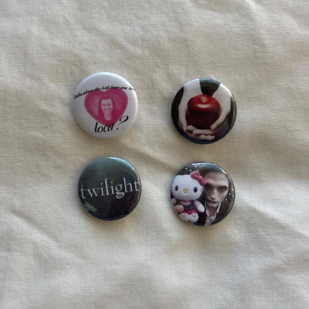 Twilight Pin Buttons - Etsy