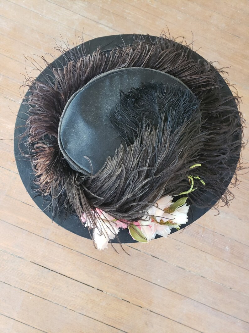 1905 Edwardian, Wide Brimmed Hat - Etsy