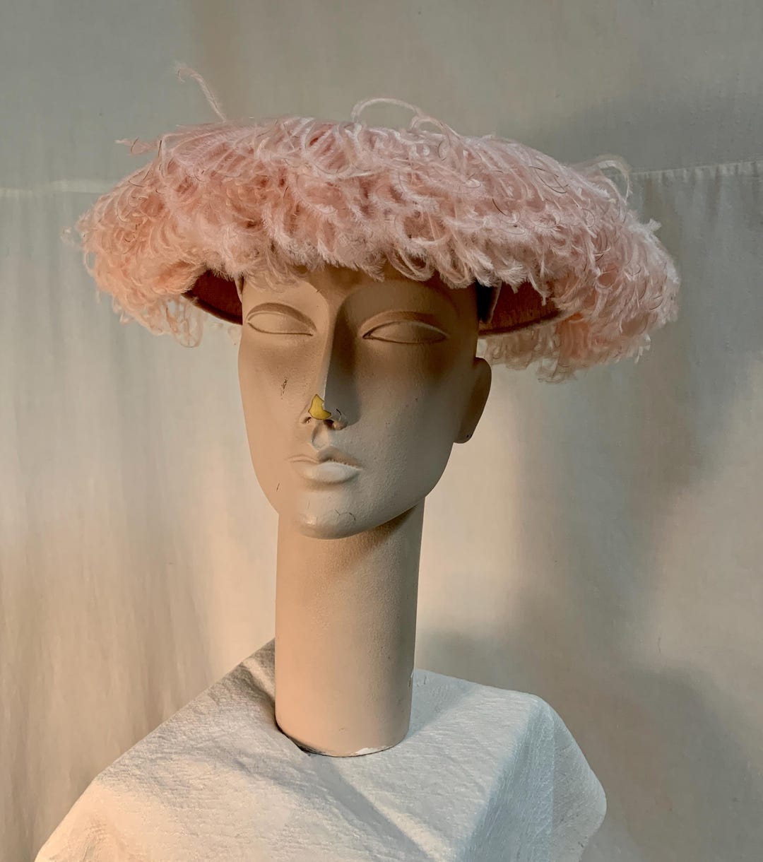 1950s Ostrich Feather Hat - Etsy