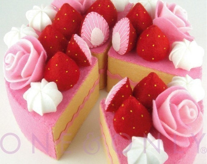 Felt Cake 6 Inch Princess Tea Party Cake READY TO SHIP - Etsy