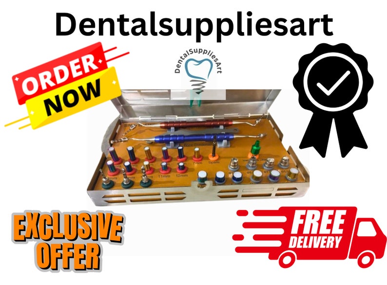 Dental Implant Sinus Lift Set Crestal & Lateral Approaches Surgery Kit ...