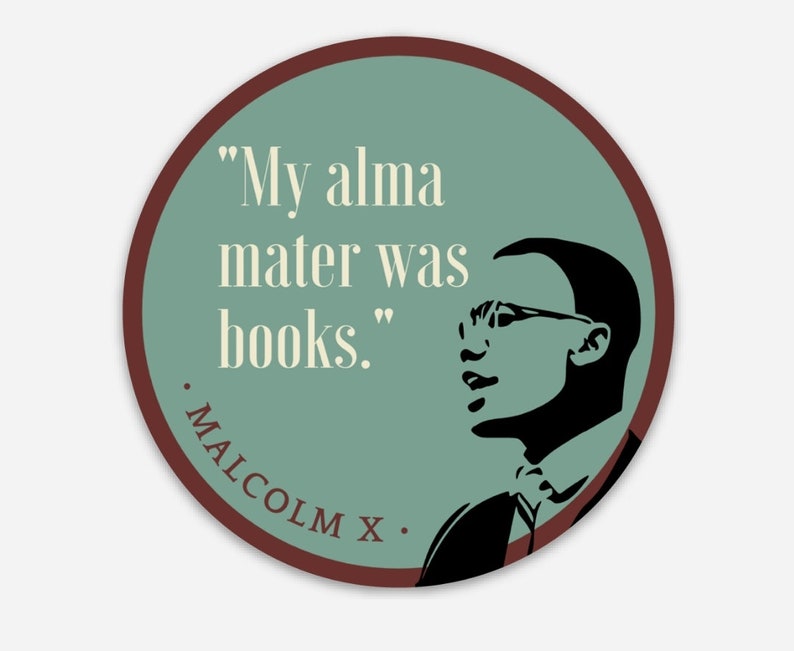 Malcolm X Sticker - Etsy