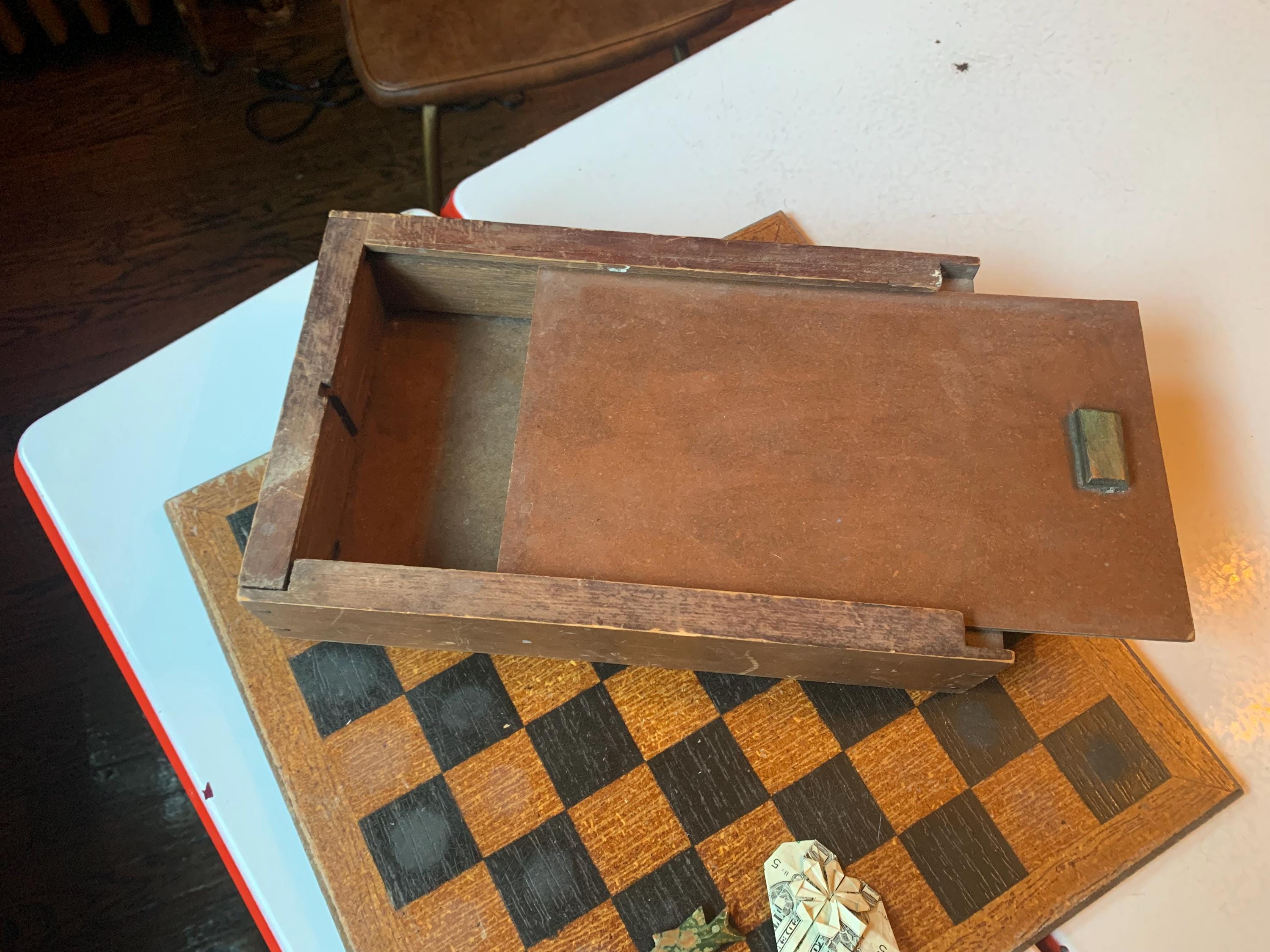 Antique Simple Wood Candle Box for Keepsakes or Storage - Etsy