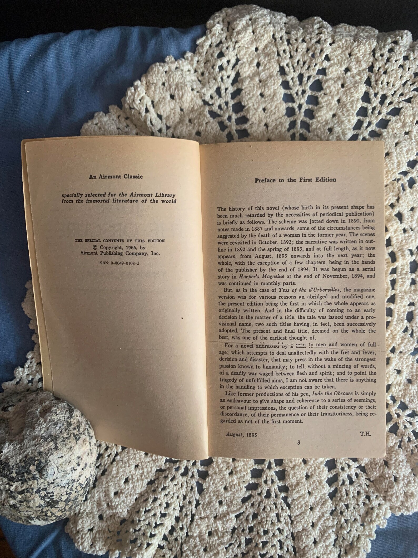 Vintage Jude the Obscure by Thomas Hardy Novel (airmont Publishing ...