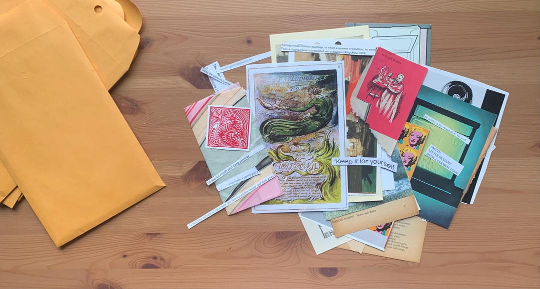 Large DIY Collage Poetry Kit / Found Poetry / Collage Kit (50 Piece) - Etsy