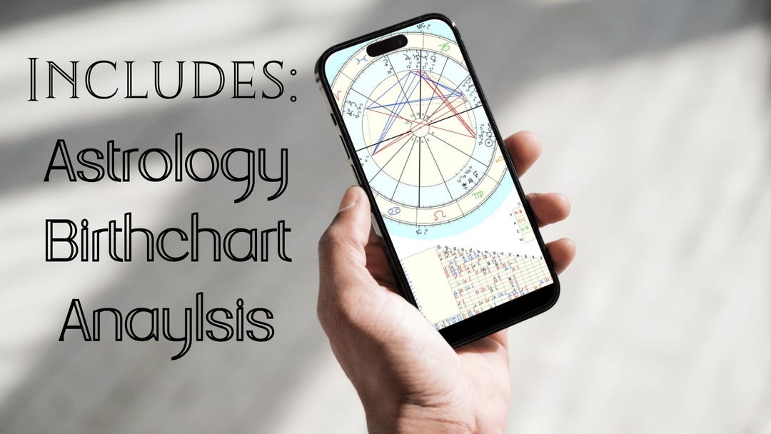 Astrology Birthchart Analysis & Tarot Reading Video: One Question - Etsy