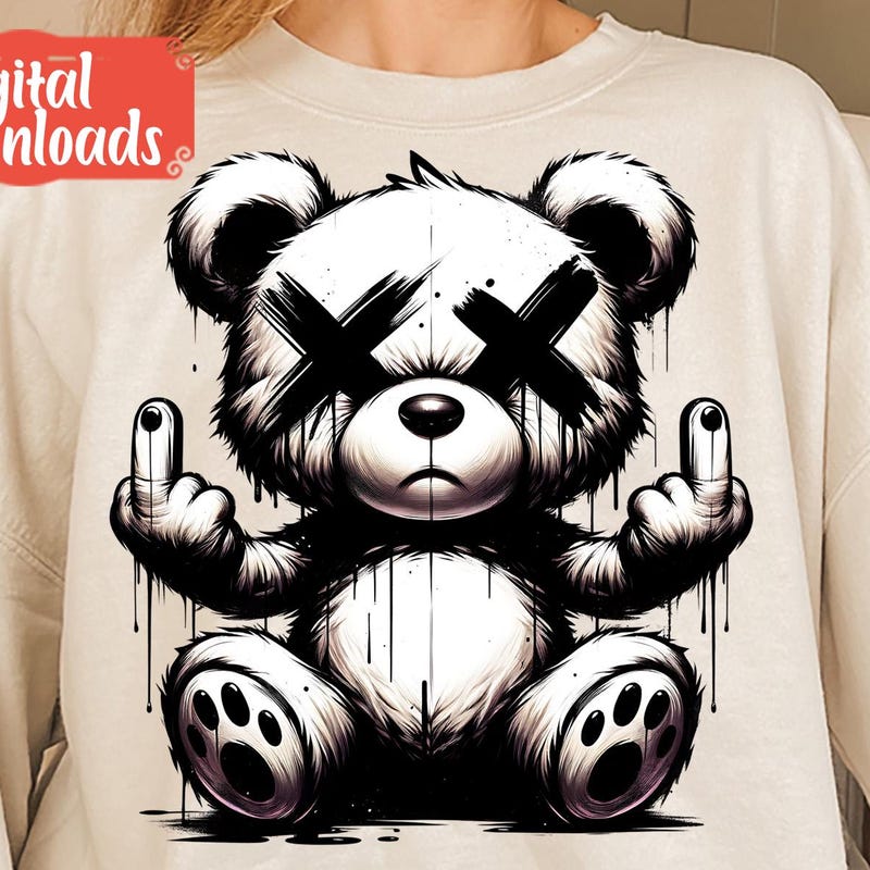 Teddy Bear With X Eyes - Etsy