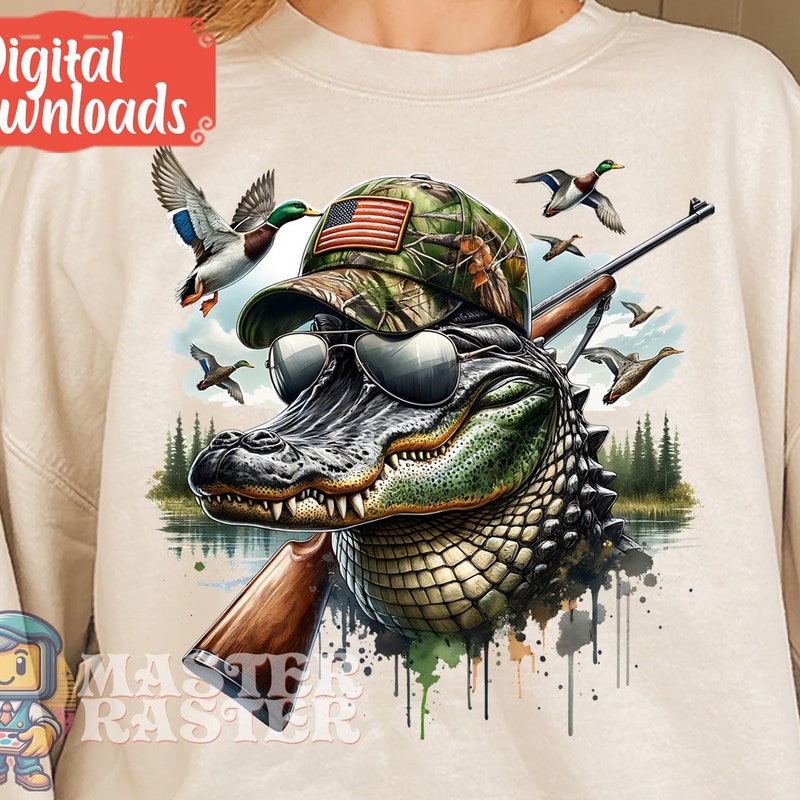 Alligator Alcatraz Clipart - Etsy