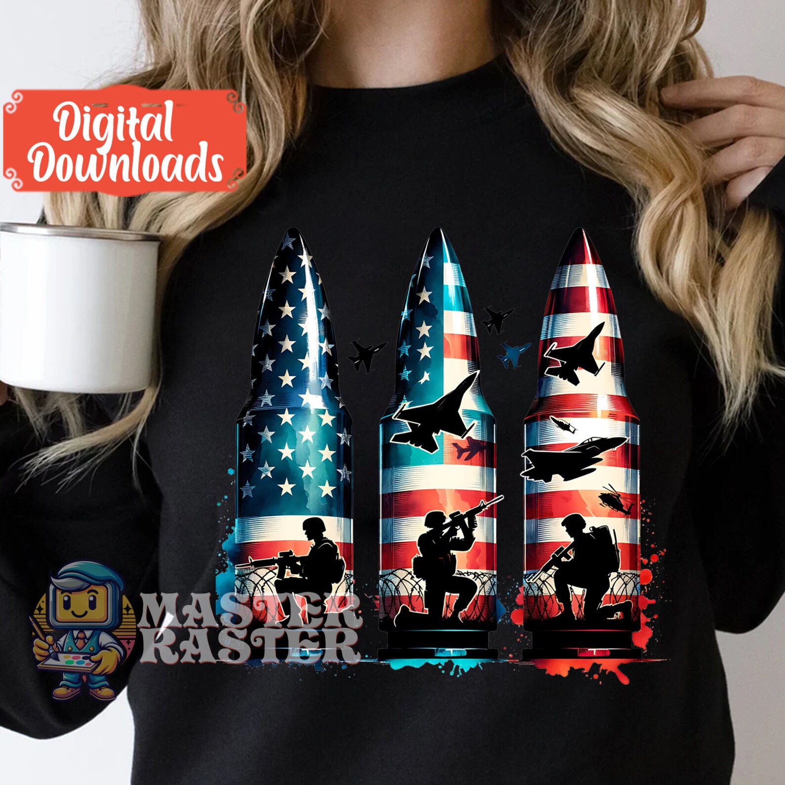 Military Bullets Png, US Army Clipart, Veteran Shirt Png, Soldier Dad ...