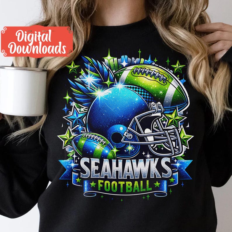 Let's Go Seahawks Png, Football Seahawks Png, Game Day Png, Football ...