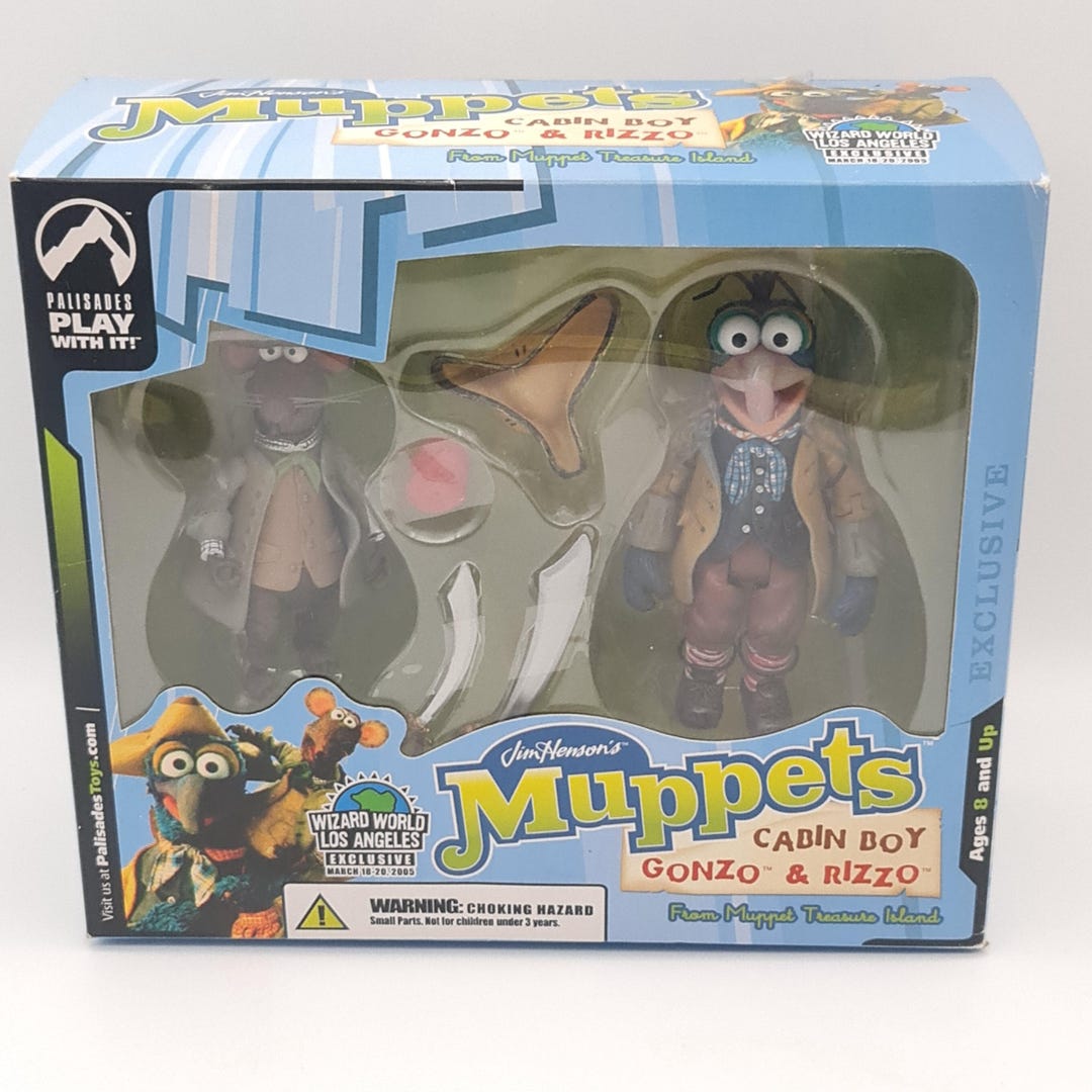 Muppet Show Cabin Boy Gonzo & Rizzo - Wizard World Exclusive by Palisades Toys - Etsy
