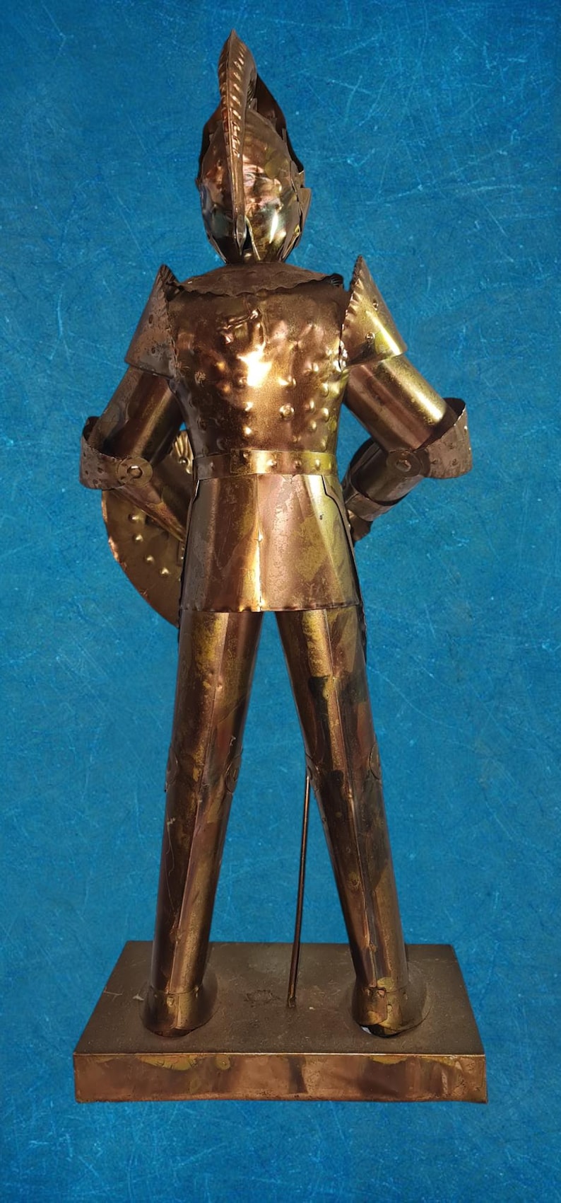Copper Knight Statue - Etsy