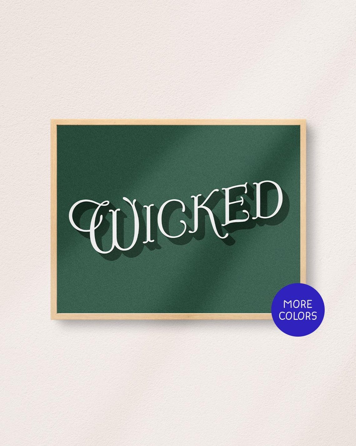 CUSTOM Wicked Movie Title Poster: Personalized Art Print | DIGITAL ...