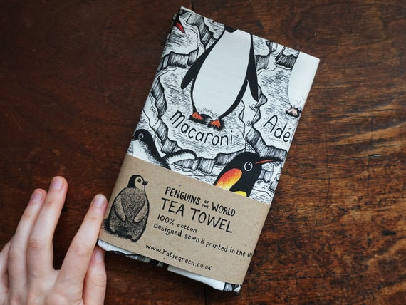 Tea Towel Penguins of the World | Etsy